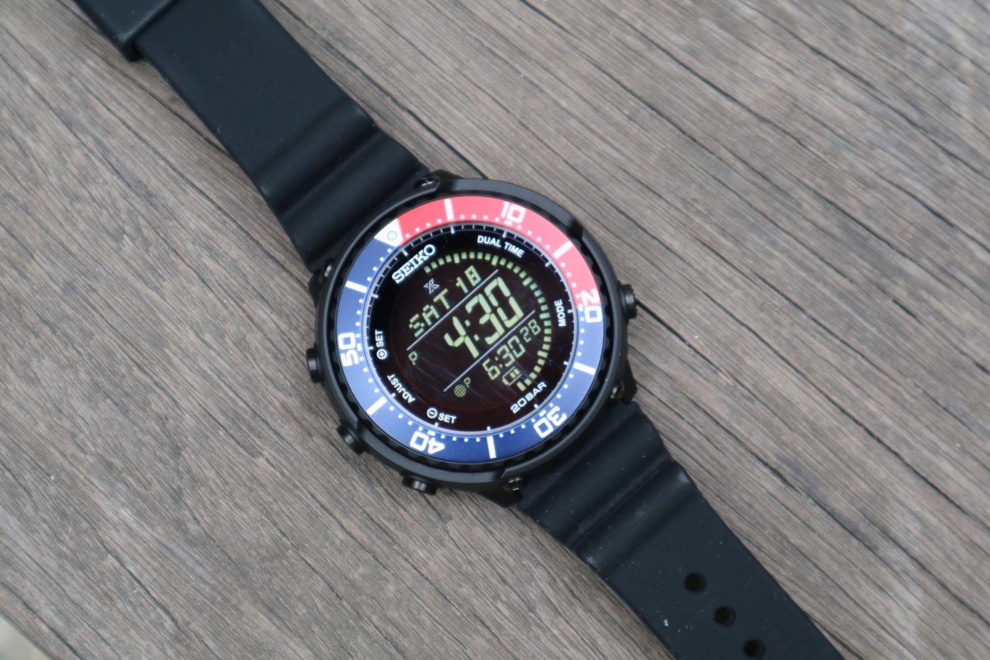 Seiko Prospex SBEP003 ทูน่าดิจิตอลขึ้นบก