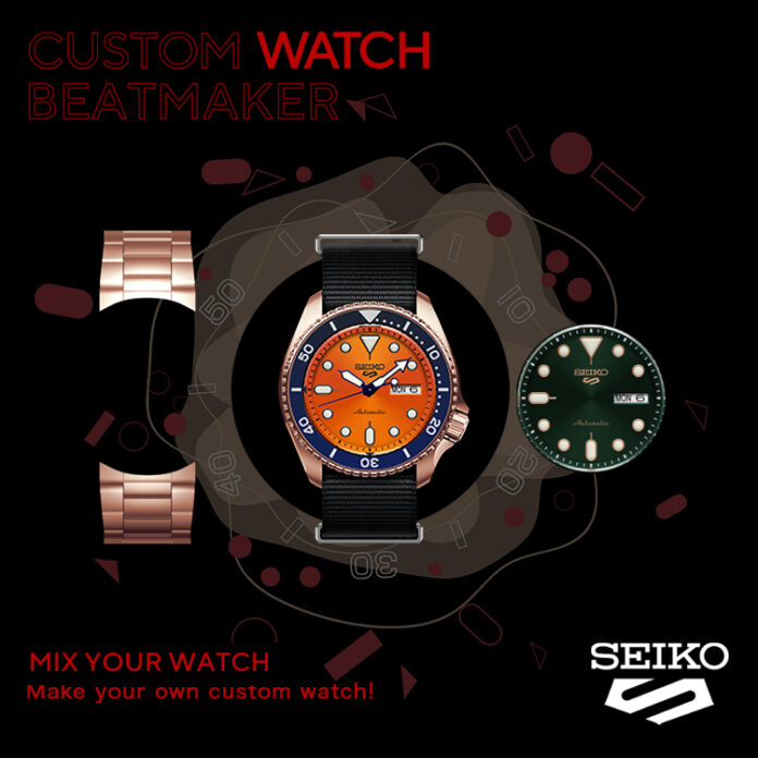 Seiko 5 Sports Custom Watchปลดปล่อยความคิดสร้างสรรค์ในตัวคุณ