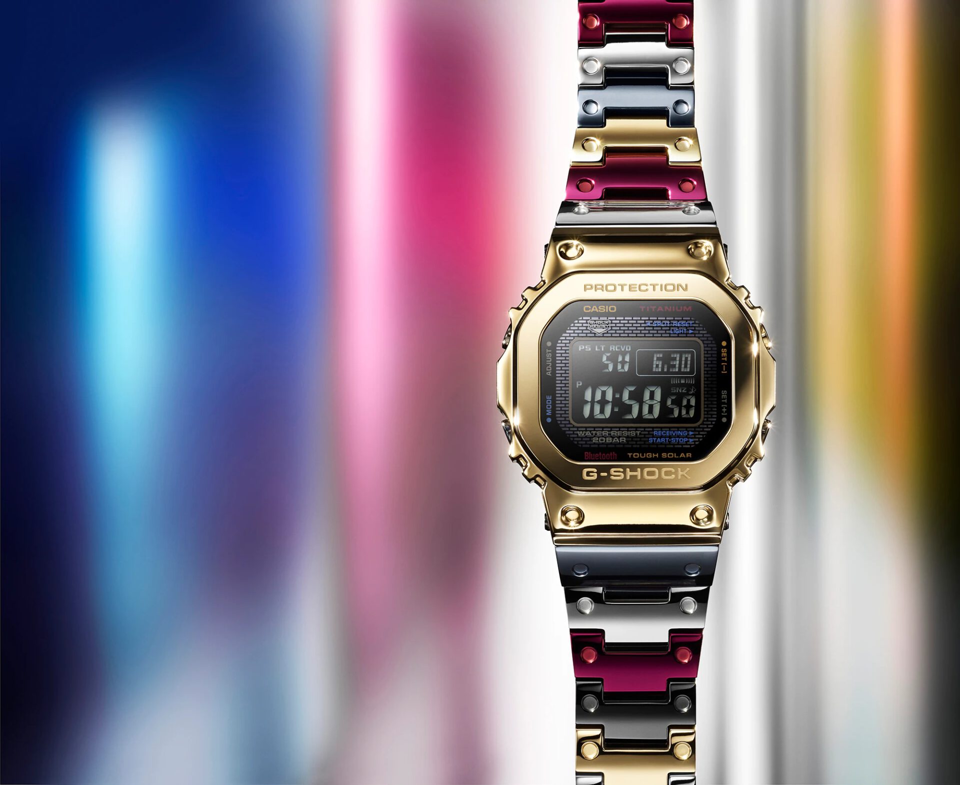 Casio G-Shock GWM-B5000TR-9JR หลากสีสันบนตัวเรือน