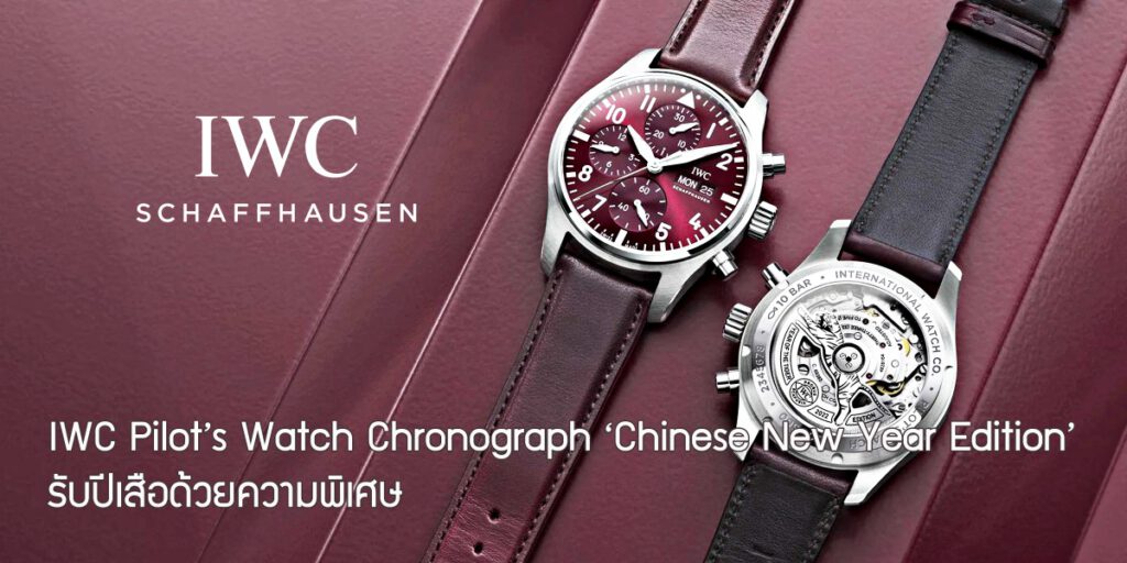 IWC Pilot Watch Chronograph ‘Chinese New Year Edition’ รับปีเสือด้วย ...