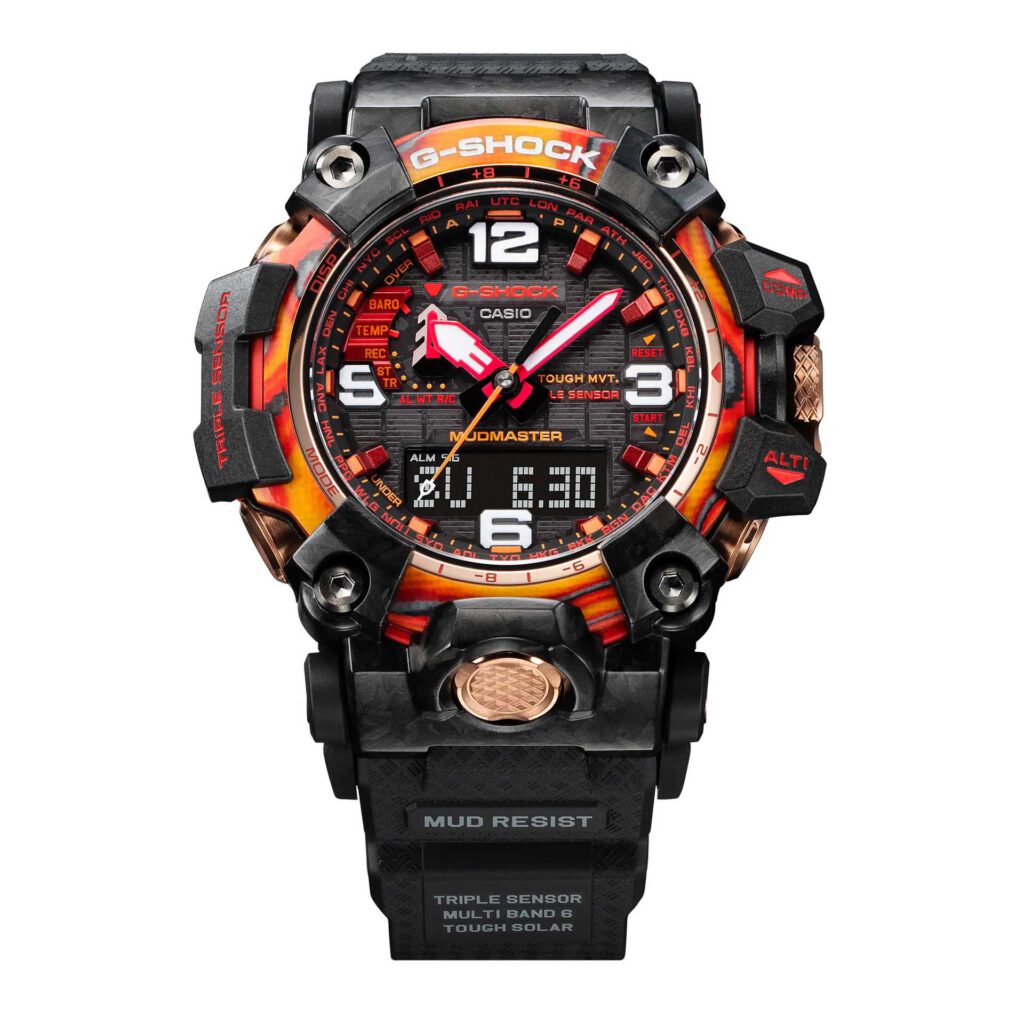 Casio G-Shock 40th Anniversary Flare Red ฉลอง 40 ปีด้วยเปลวสุริยะ
