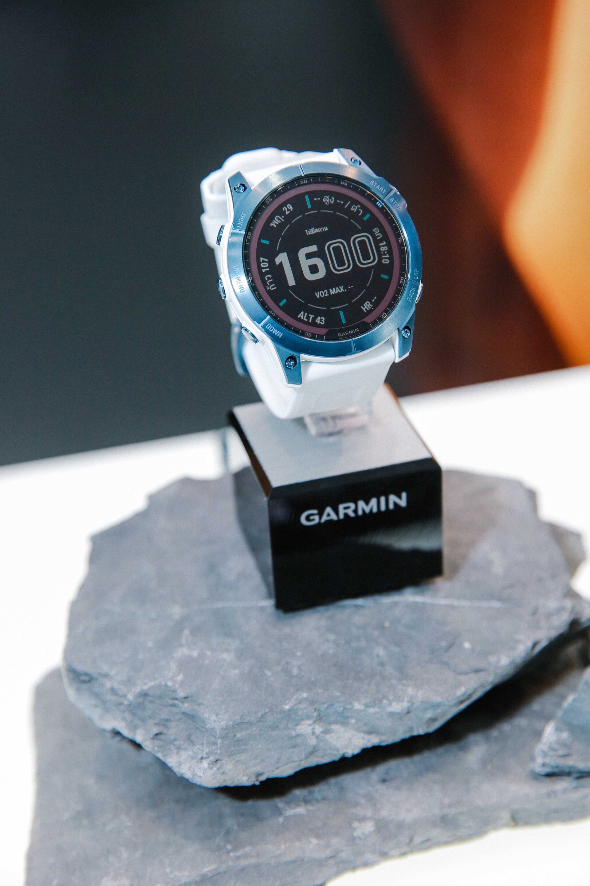 Garmin fēnix® 7X Sapphire Solar Edition Mineral Blue Titanium with ...