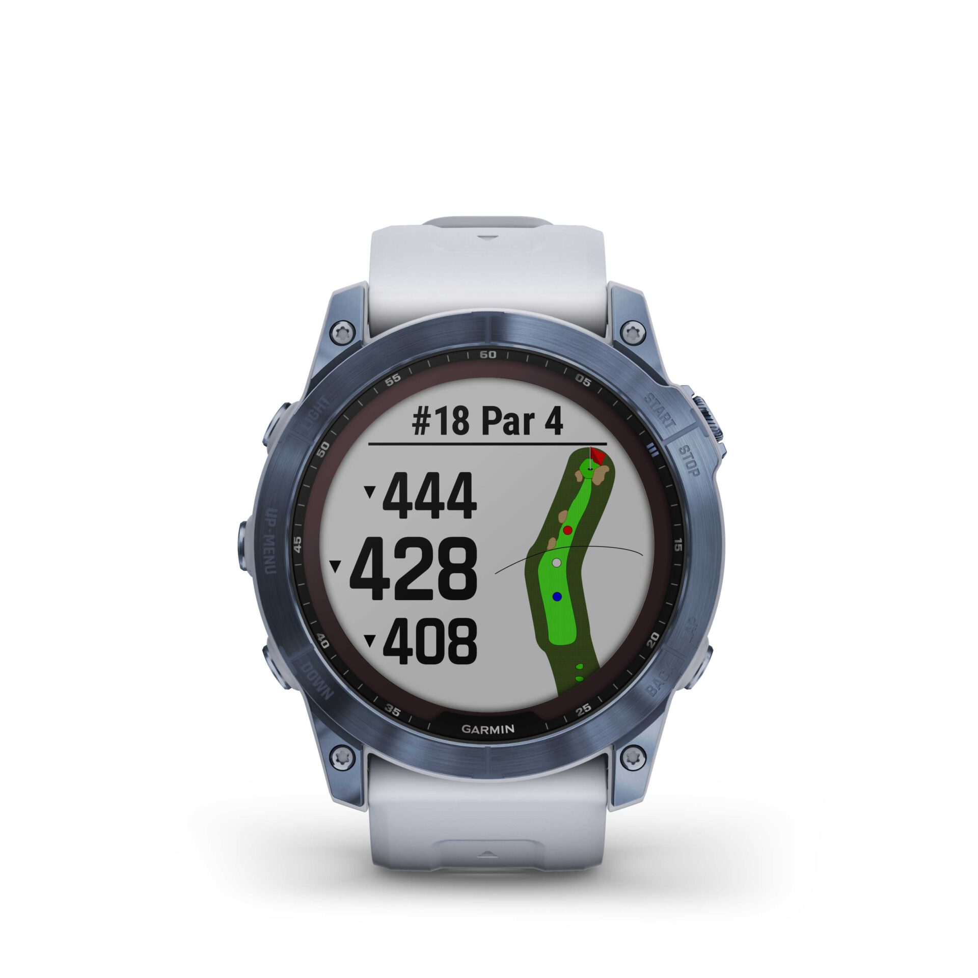 Garmin fēnix® 7X Sapphire Solar Edition Mineral Blue Titanium with ...