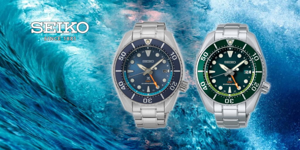 Seiko Prospex Sumo GMT ดำน้ำพร้อมกลไก Solar Quartz GMT