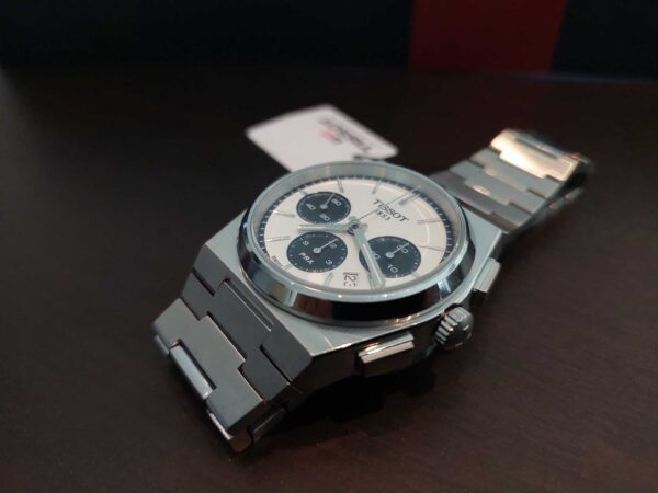 Tissot PRX Chronograph Automatic พลาดไม่ได้กับ Blue Panda Dial