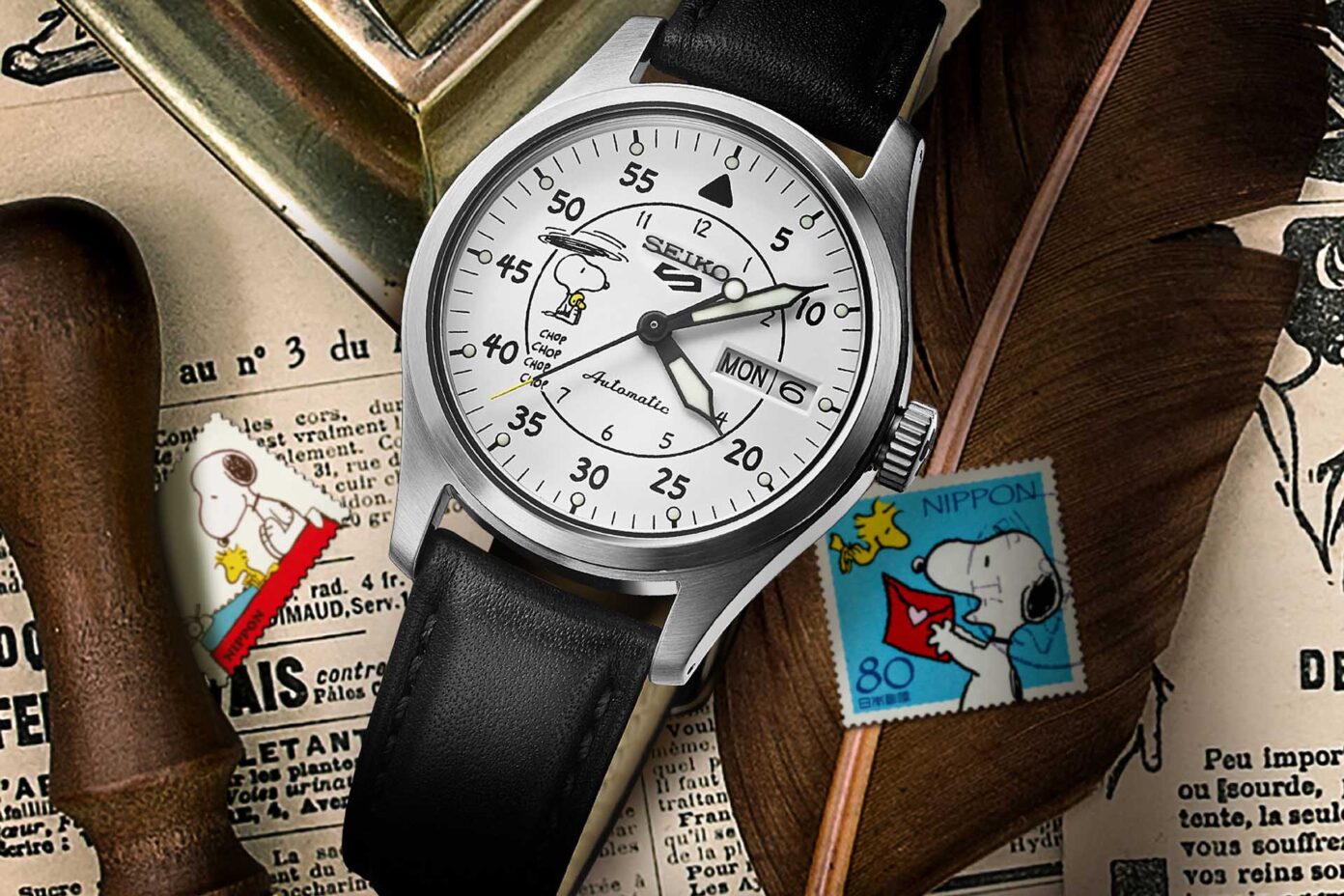 Seiko 5 Sports 55th Anniversary PEANUTS Limited Edition เจ้าบีเกิลตัว ...