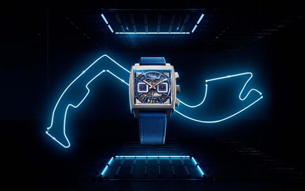 TAG Heuer Monaco Sekeleton Chronograph เปลือยหน้าปัดสัมผัสความเด่นรูป ...