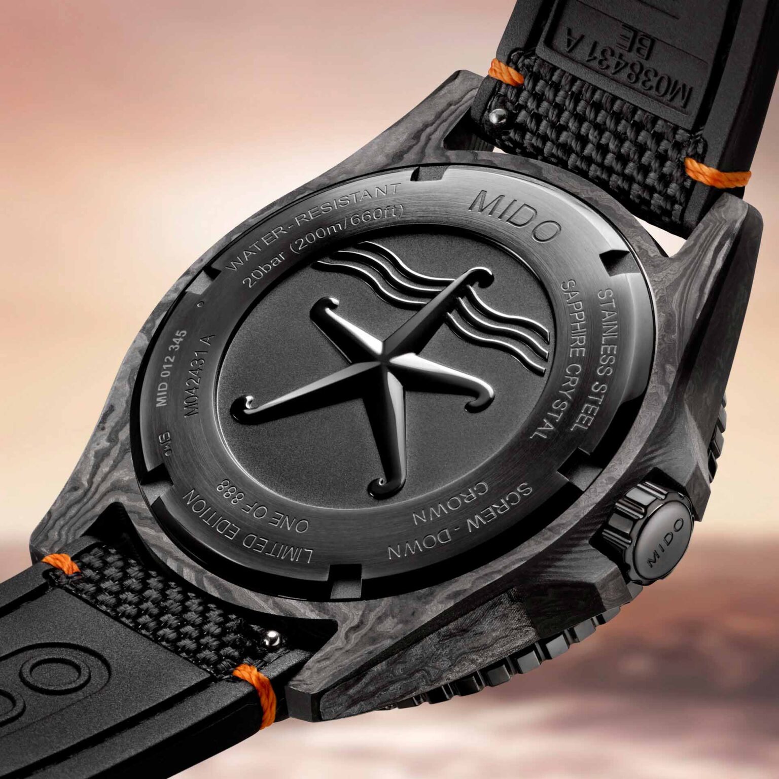 Mido Ocean Star 200C CARBON LIMITED EDITION เข้มดุดันบนตัวเรือนคาร์บอน