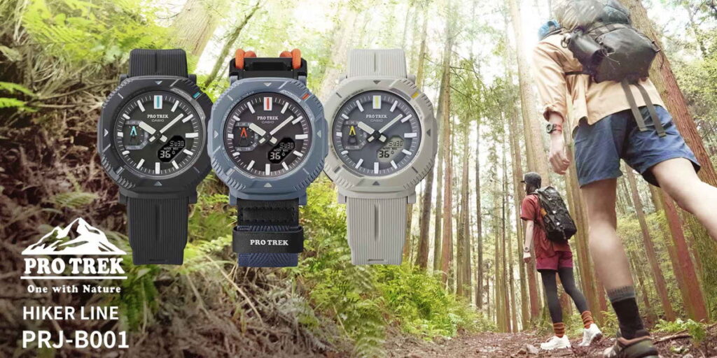 Casio Protrek Hiker Line PRJ-B001 Series เอาใจสายเทรลเน้นตัวเรือนเบา