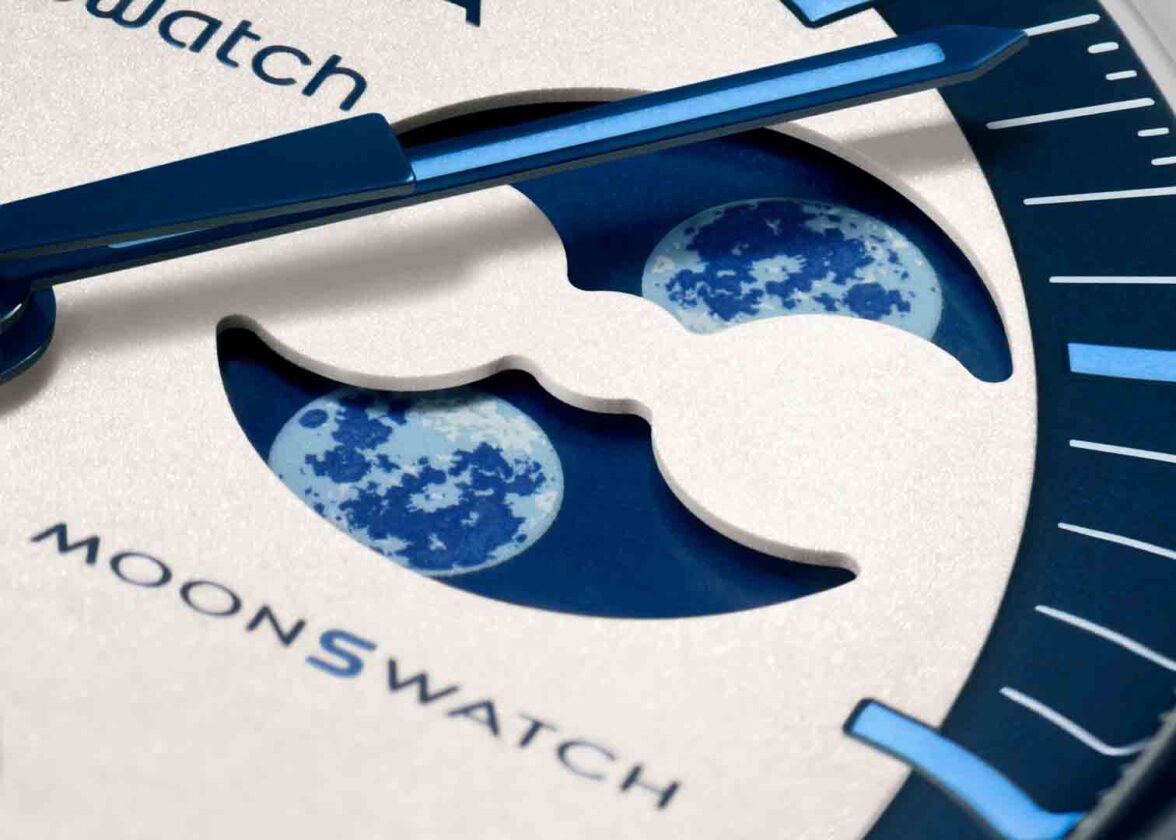 SWATCH Bioceramic MoonSwatch MISSION TO THE SUPER BLUE MOONPHASE ฉลอง ...