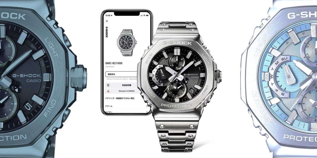 Casio G-SHOCK Full Metal GMC-B2100 โลหะทั้งเรือนบนกลไกอนาล็อค