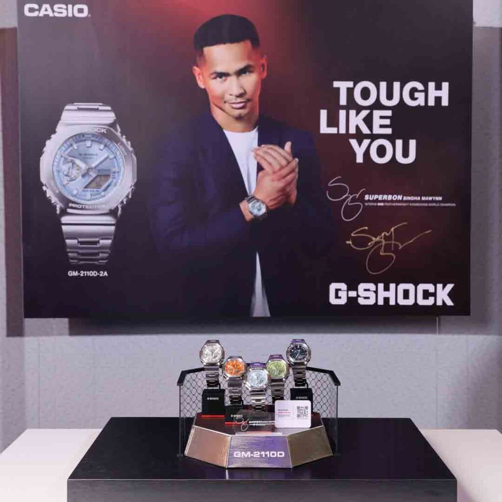 Casio G-SHOCK เปิดตัวซุปเปอร์บอน สิงห์มาวิน เป็น Brand Ambassador