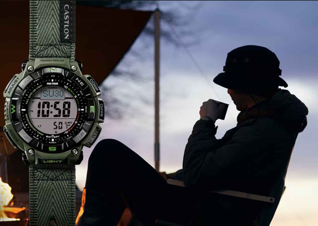 Casio Protrek PRG-340 Climber Line ปรับใหม่ด้วยสายทนไฟ