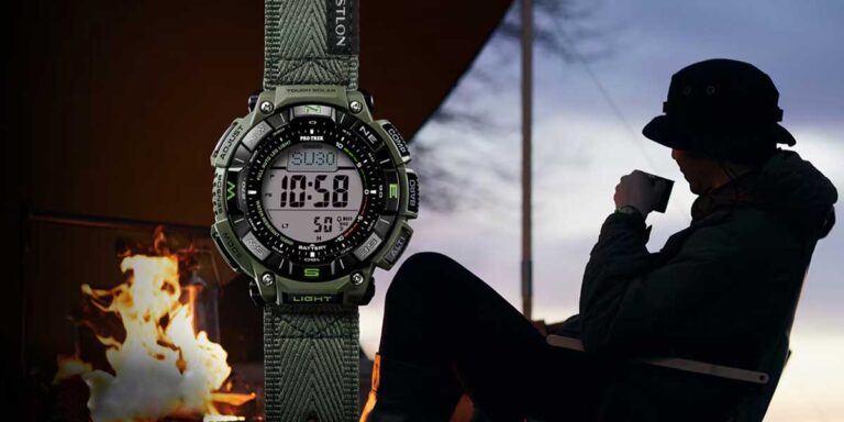 Casio Protrek PRG-340 Climber Line ปรับใหม่ด้วยสายทนไฟ