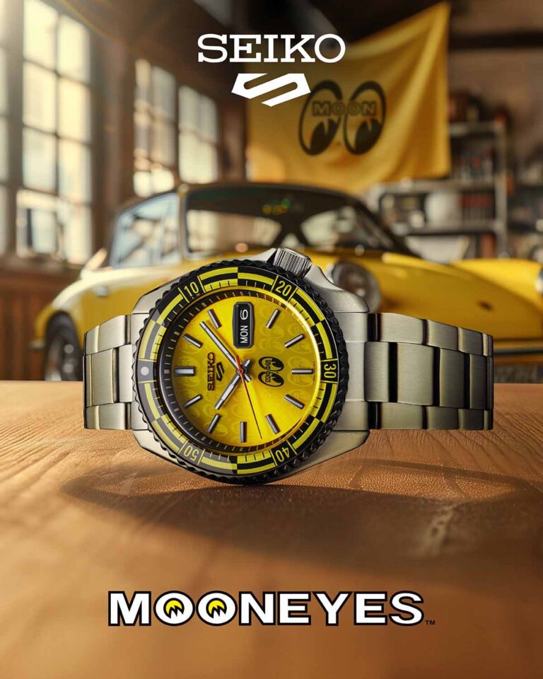 Seiko 5 Sports MOONEYES Limited Edition SRPL39K ผสานโลกแต่งรถไว้บนข้อมือ