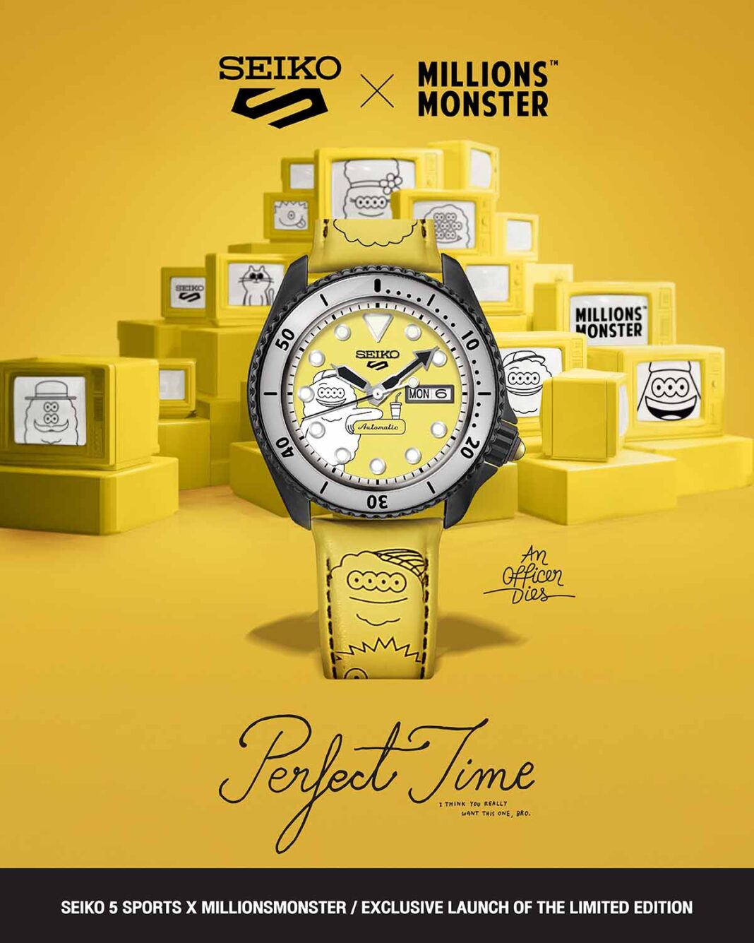 Seiko 5 Sports x MillionsMonster Limited Edition อีกงาน Collab กับศิลปินไทย