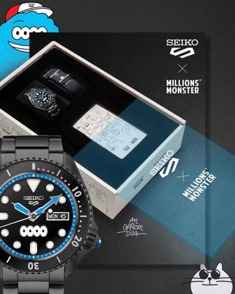 Seiko 5 Sports x MillionsMonster Limited Edition อีกงาน Collab กับศิลปินไทย
