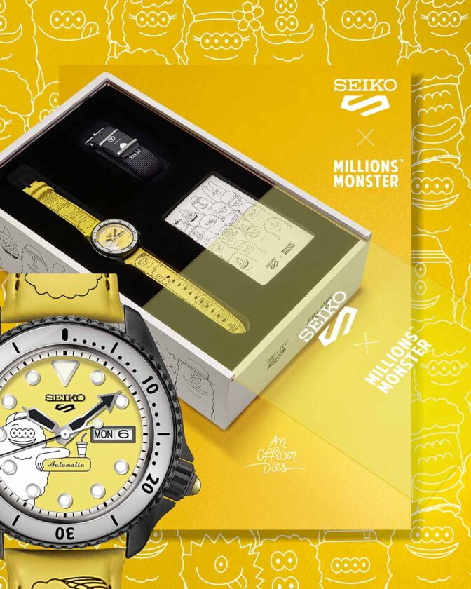 Seiko 5 Sports x MillionsMonster Limited Edition อีกงาน Collab กับศิลปินไทย