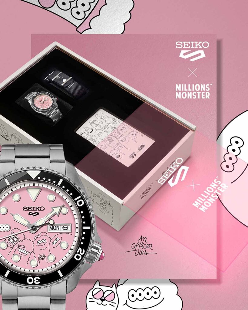 Seiko 5 Sports x MillionsMonster Limited Edition อีกงาน Collab กับศิลปินไทย